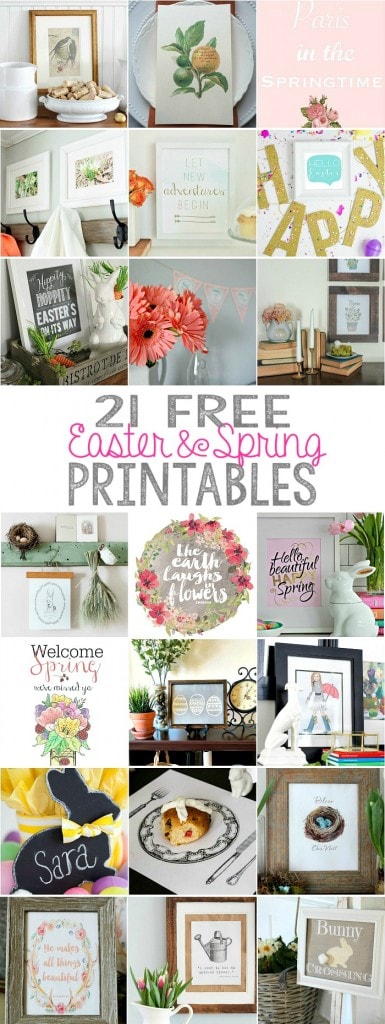 Spring Flower Wreath | Free Printable - Ella Claire & Co.