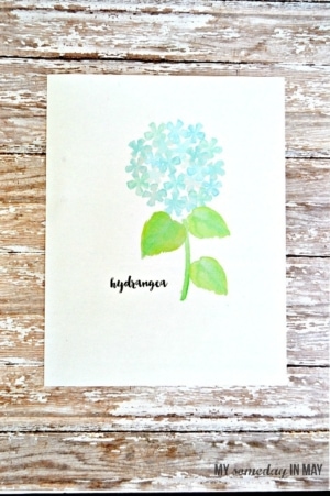 Watercolor Hydrangea | Free Printable - Ella Claire & Co.
