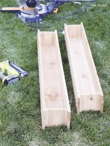 How To Make DIY Window Boxes {Easy Instructions} - Ella Claire