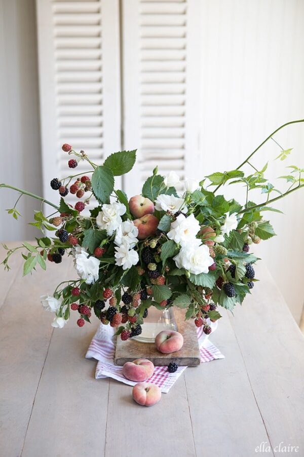 Easy Summer Flower Arrangement - Ella Claire & Co.