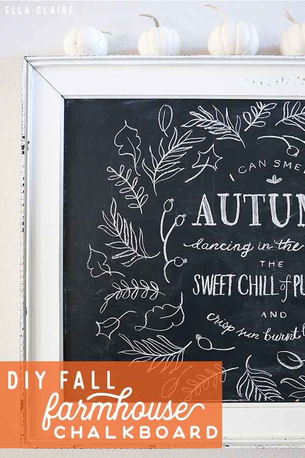 Autumn Chalkboard - Ella Claire & Co.