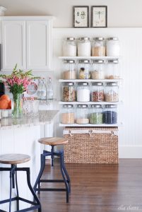 Open Shelving as a Storage Solution - Ella Claire & Co.
