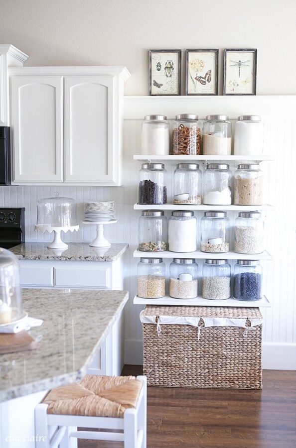 Open Shelving as a Storage Solution - Ella Claire & Co.