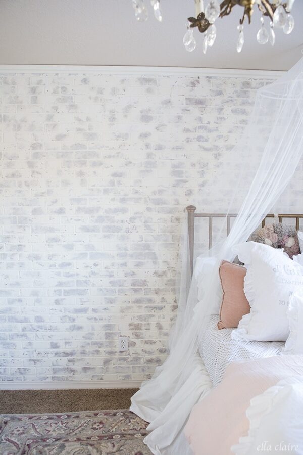 German Smear/ German Schmear Faux Brick Wall - Ella Claire & Co.