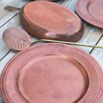 Plum, Burgundy, Vintage Copper, White Pumpkins Tablescape - Ella Claire