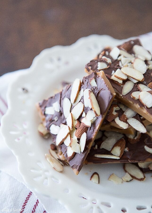 Nonna's Famous Christmas Toffee - Ella Claire & Co.