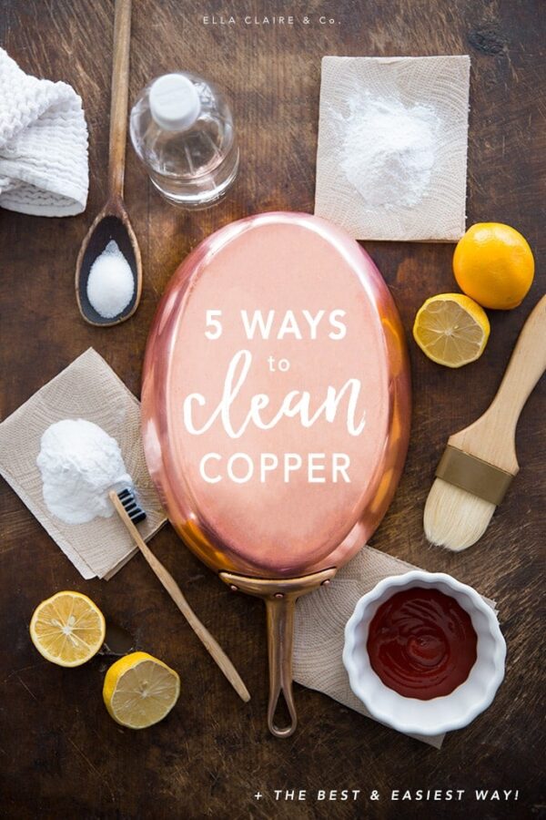 How to Clean and Polish Copper - Ella Claire & Co.