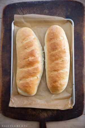 Homemade French Bread - Ella Claire & Co.
