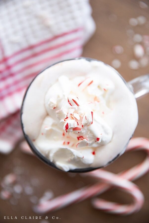 Peppermint Whipped Cream - Ella Claire & Co.