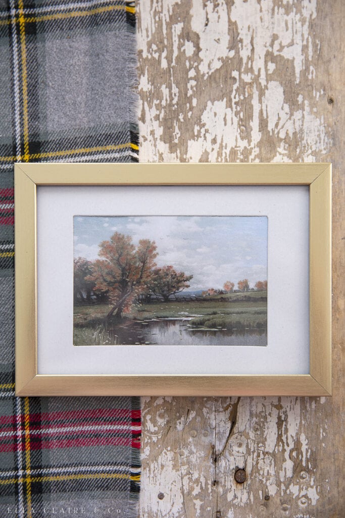 Fall Painting- Countryside Landscape Free Printable - Ella Claire & Co.