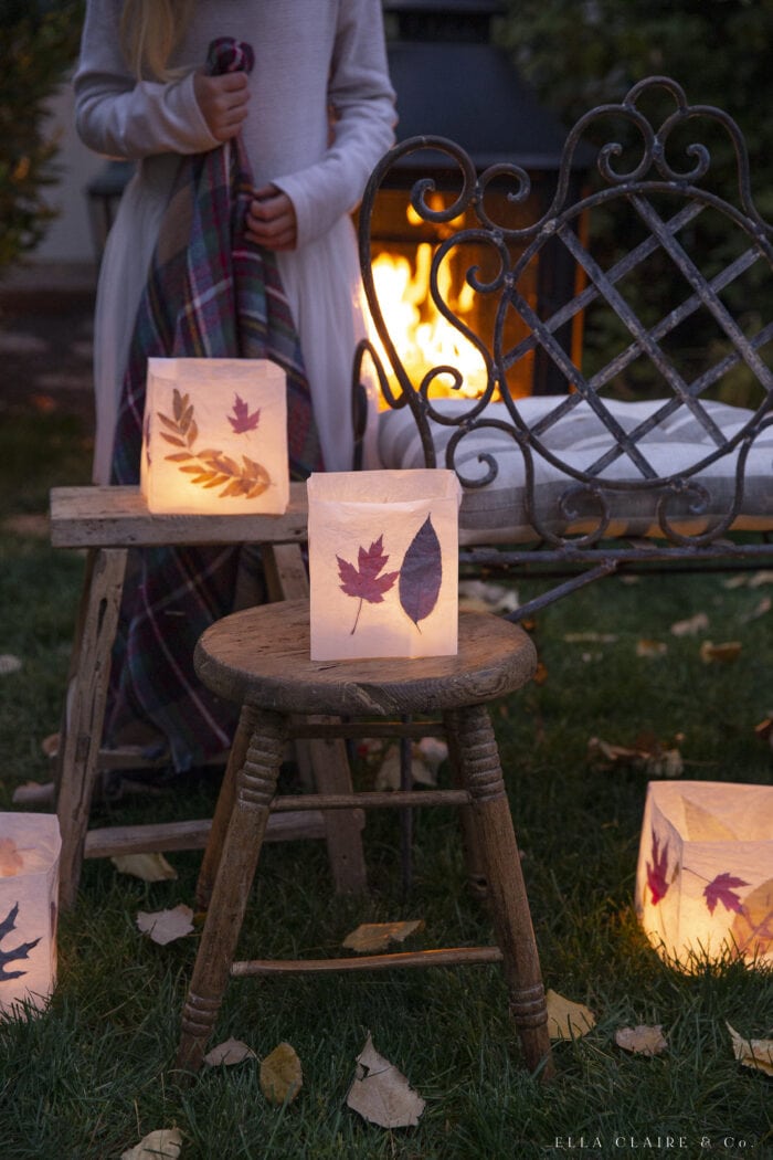 Magical Evening Outdoors with Candlelight and Luminaries - Ella Claire ...