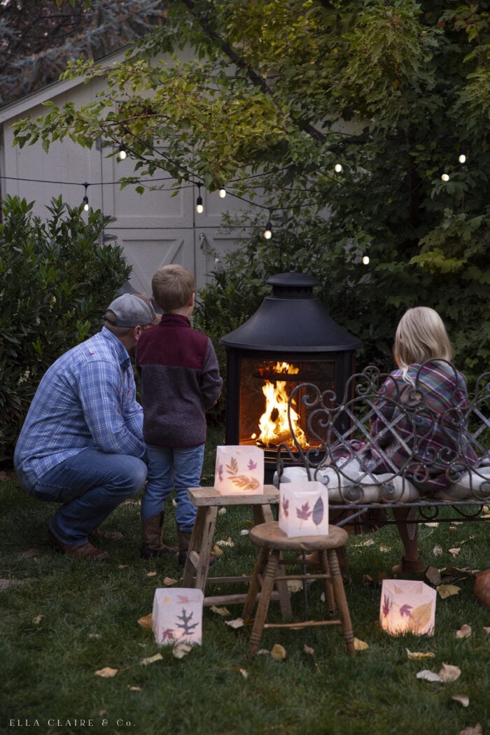 Magical Evening Outdoors with Candlelight and Luminaries - Ella Claire ...