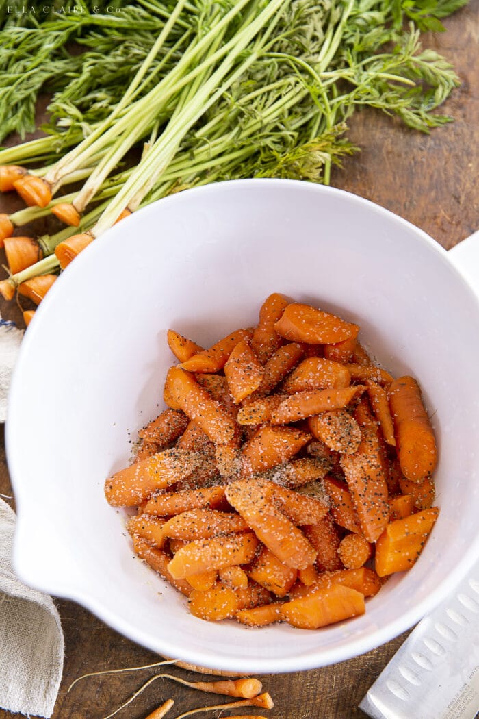 Oven Roasted Carrots | Easy and Delicious - Ella Claire & Co.