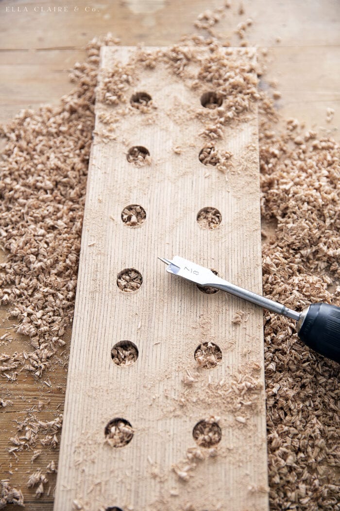 DIY Wooden Candle Holders - Ella Claire & Co.