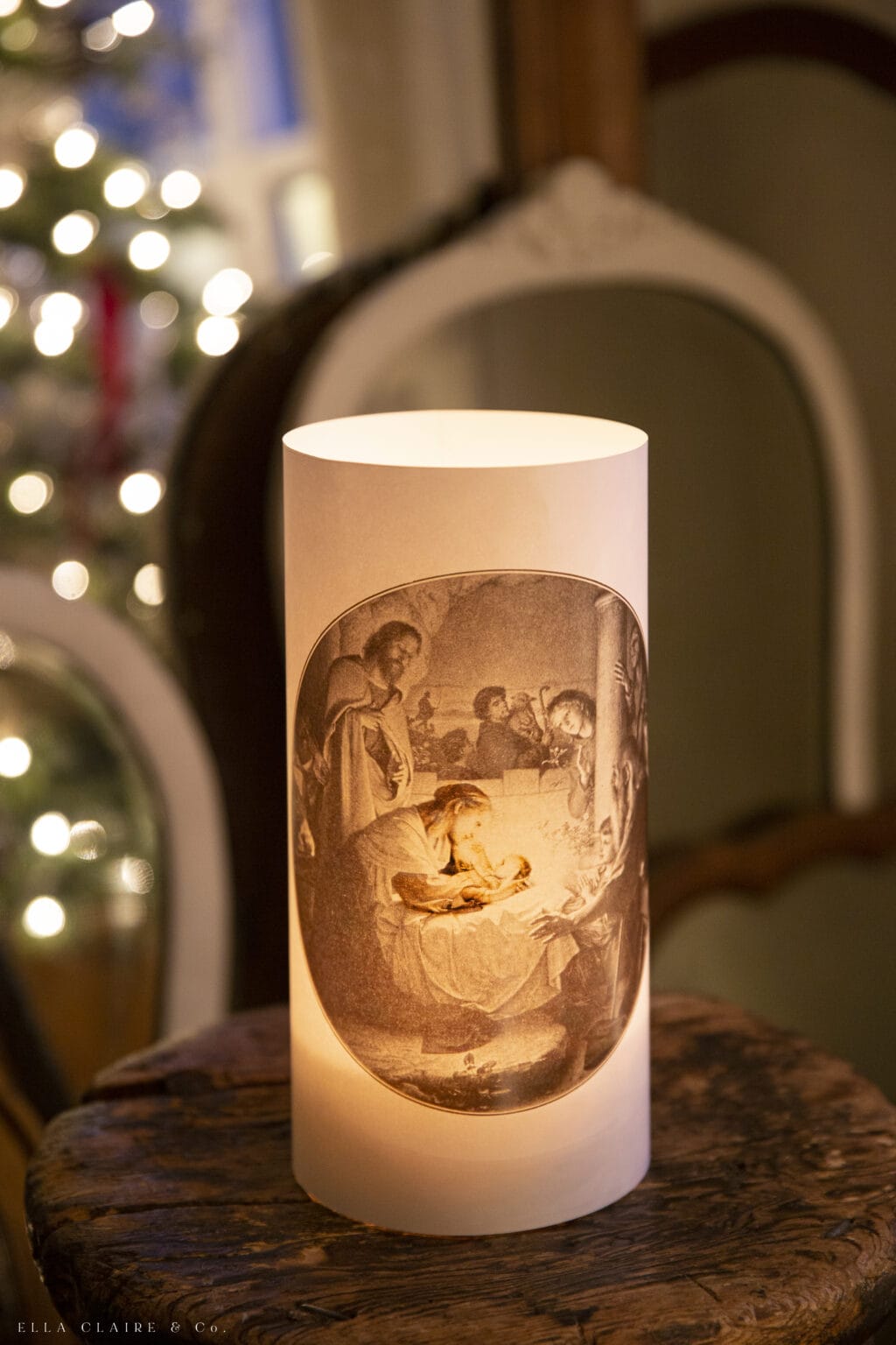 Nativity Lantern Free Christmas Printable Ella Claire Co