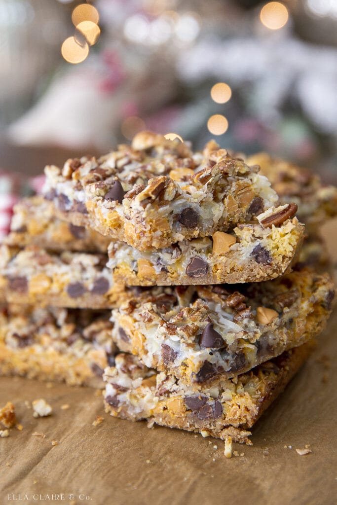 Magic Bars- The BEST 7 Layer Bars - Ella Claire & Co.