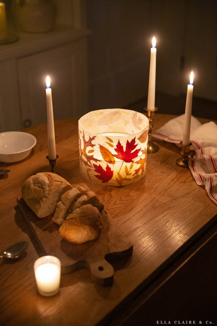 Simple Fall Candlelight Decor - Ella Claire & Co.