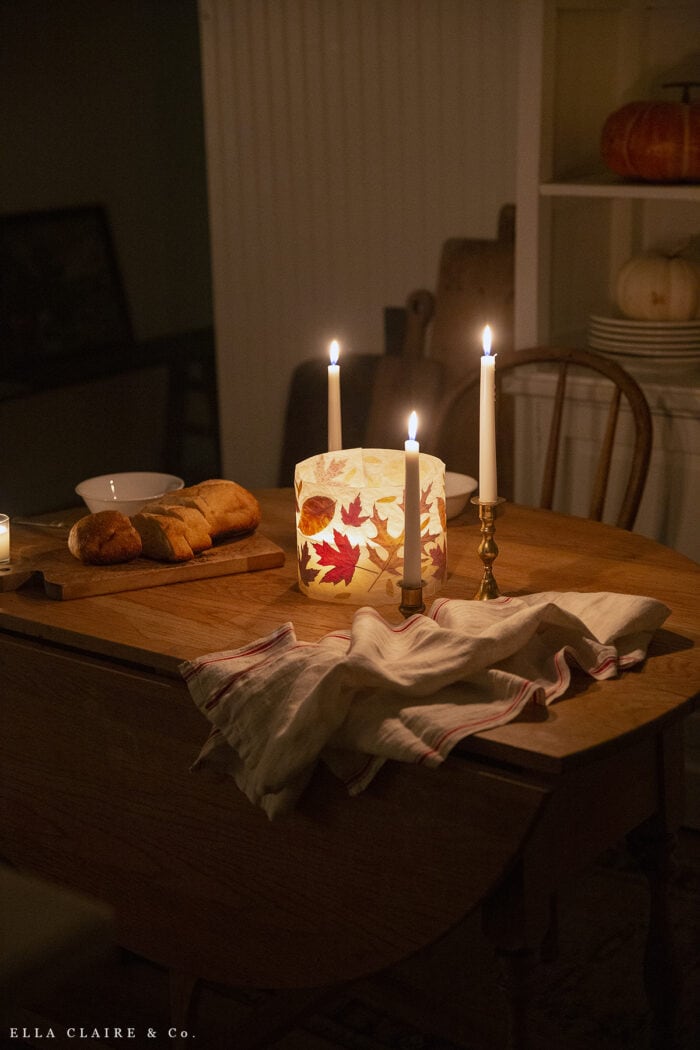 Simple Fall Candlelight Decor - Ella Claire & Co.