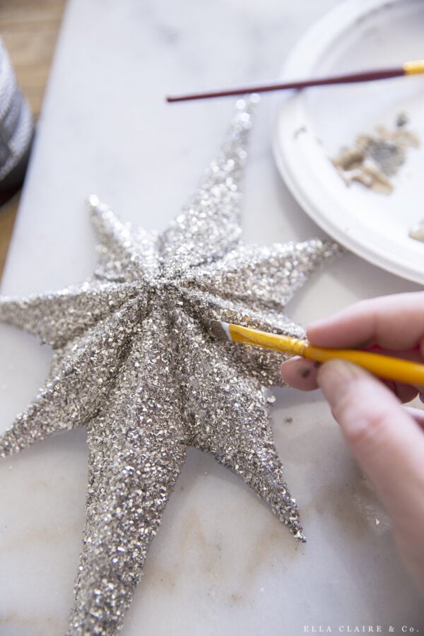 DIY Tree Topper- Christmas Star Free Printable - Ella Claire & Co.