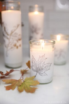 Free Printable Fall Candle Wraps - Ella Claire & Co.