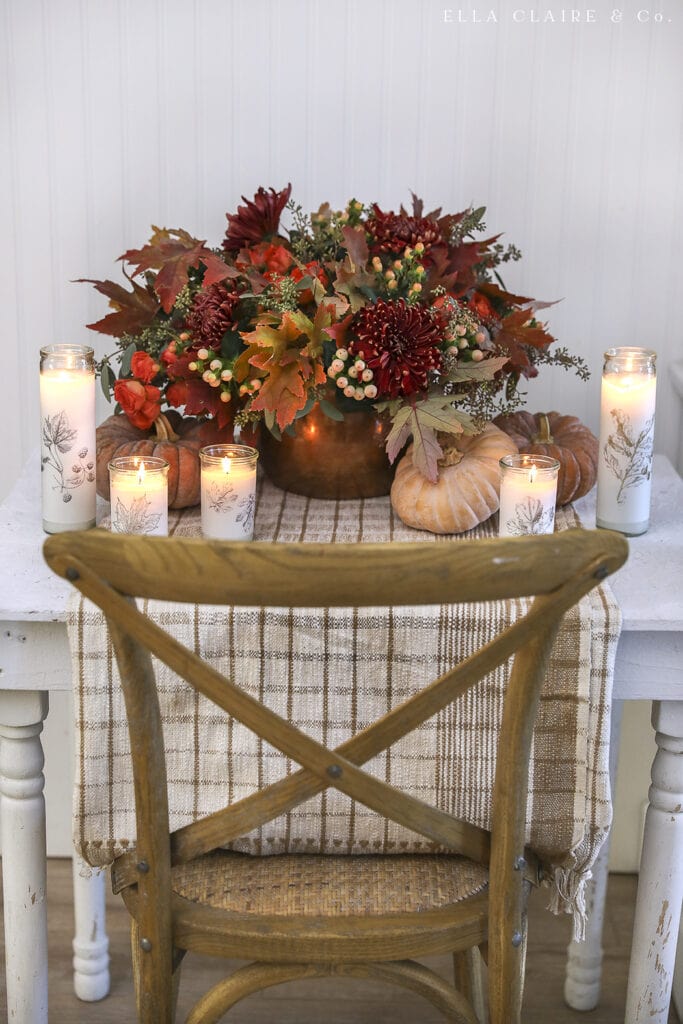 Free Printable Fall Candle Wraps - Ella Claire & Co.