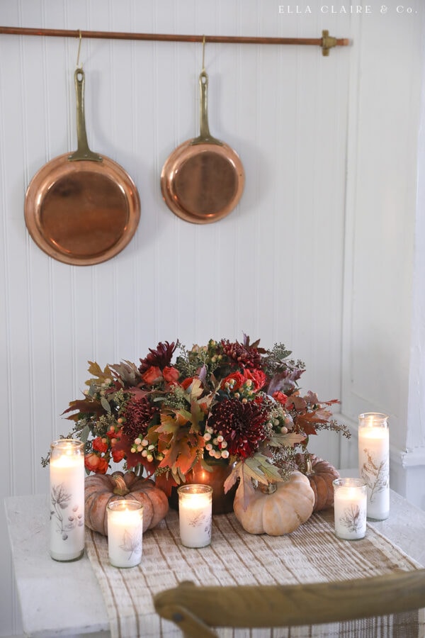 Free Printable Fall Candle Wraps - Ella Claire & Co.