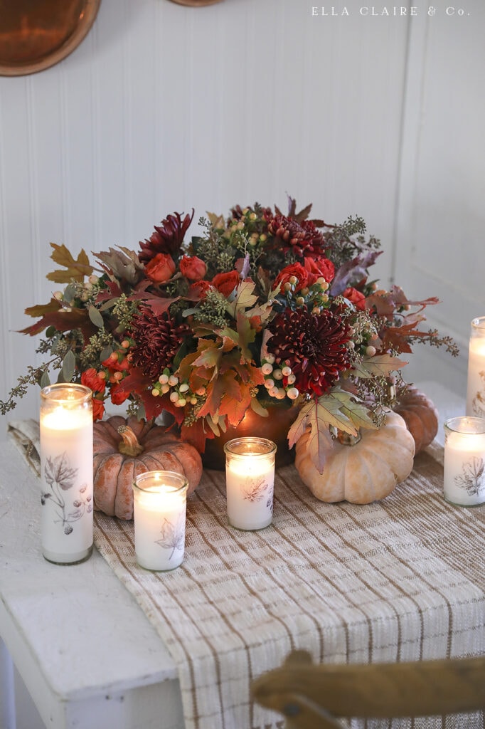 Free Printable Fall Candle Wraps - Ella Claire & Co.