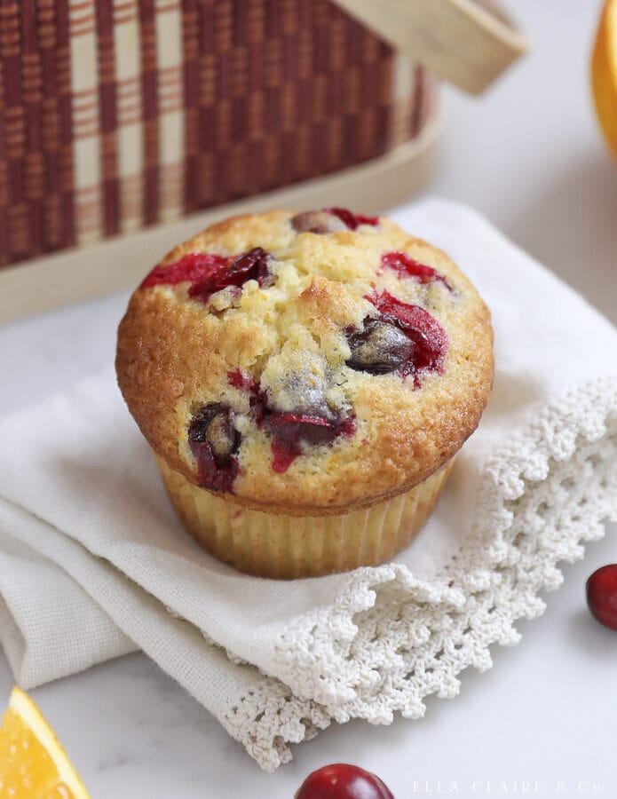 Cranberry Orange Muffins - Ella Claire & Co.