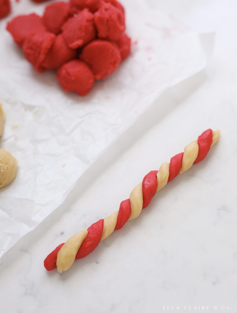 Candy Cane Cookies - Ella Claire & Co.