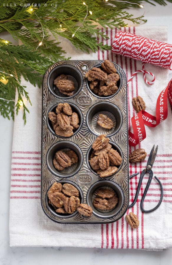 The BEST Spiced Nuts - Ella Claire & Co.