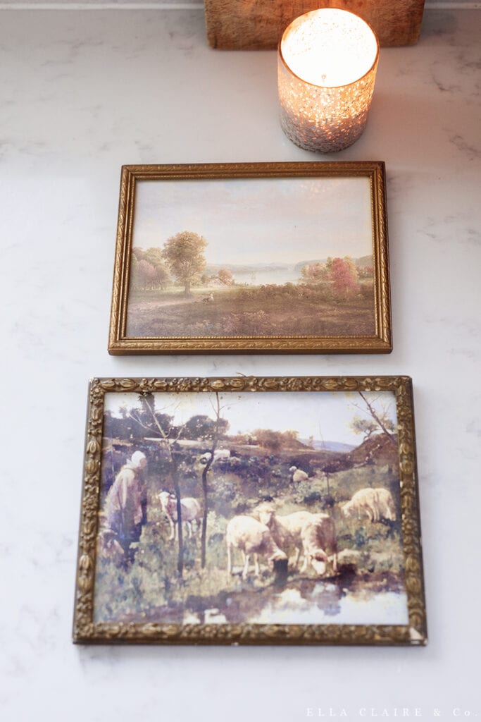 12 Free Printable Vintage Fall Landscape Paintings - Ella Claire & Co.